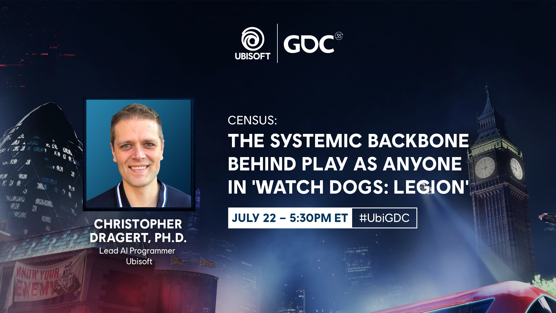 Top Ubisoft Toronto programmers presenting at the 2021 Game Developers ...